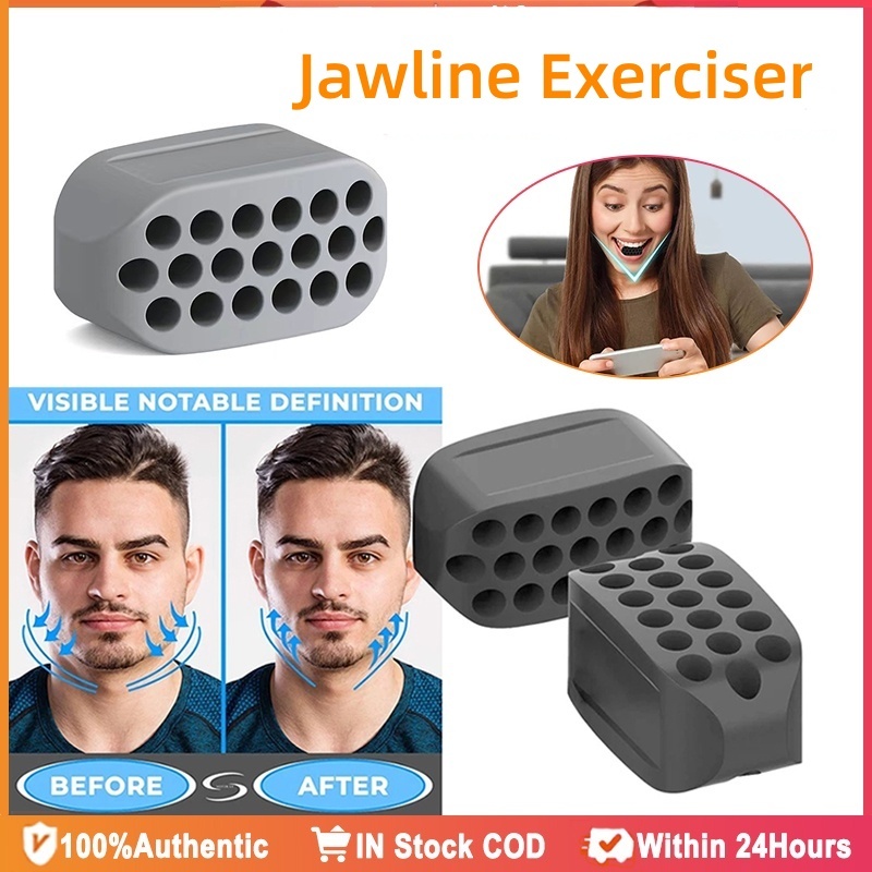 NICE Silicone Jawline Exerciser Jaw Trainer And Face Exercises for Men ...