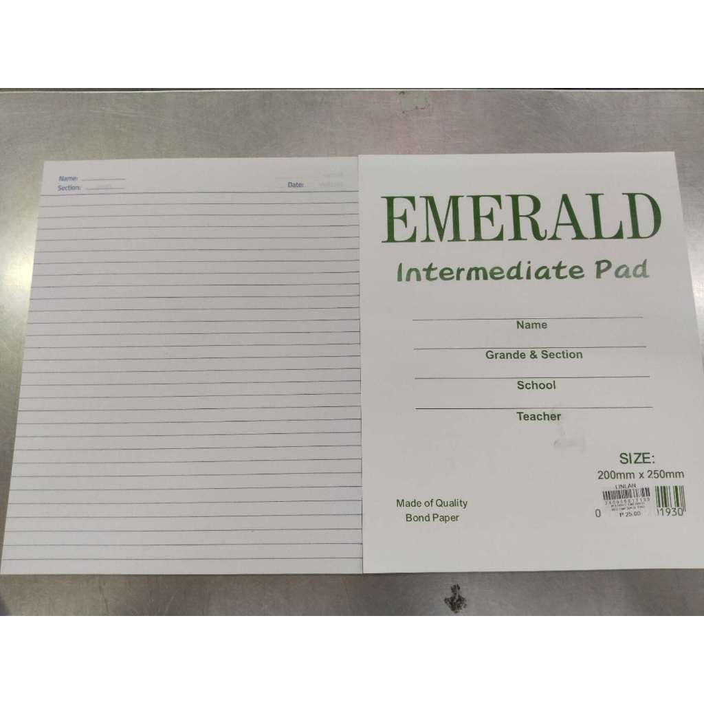NEW INTERMEDIATE PAD 80 LEAVES (EXCELLENT,EASYWRITE,MICA,MAGIC AND I ...