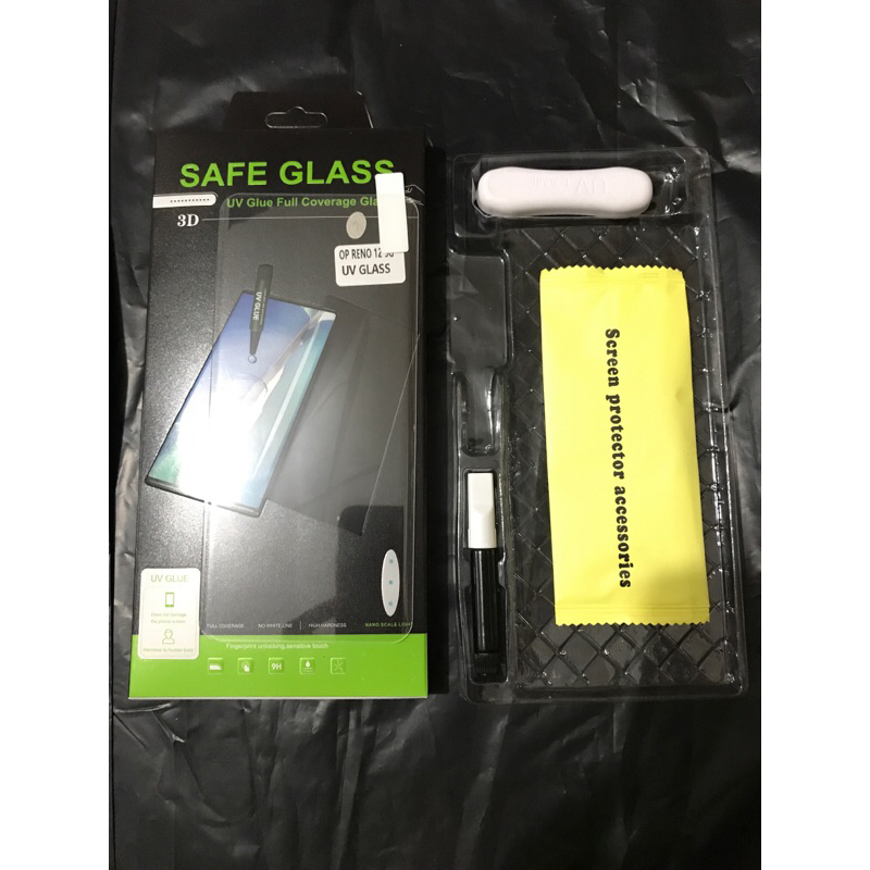 Oppo Reno 12 5G, Reno 12 Pro 5G UV Liquid Full Tempered Glass | Shopee ...