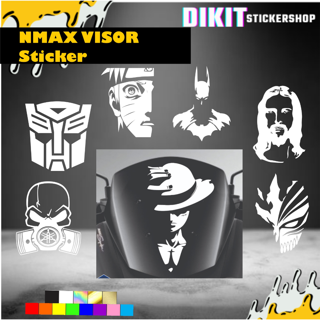nmax visor 13" long sticker | Shopee Malaysia