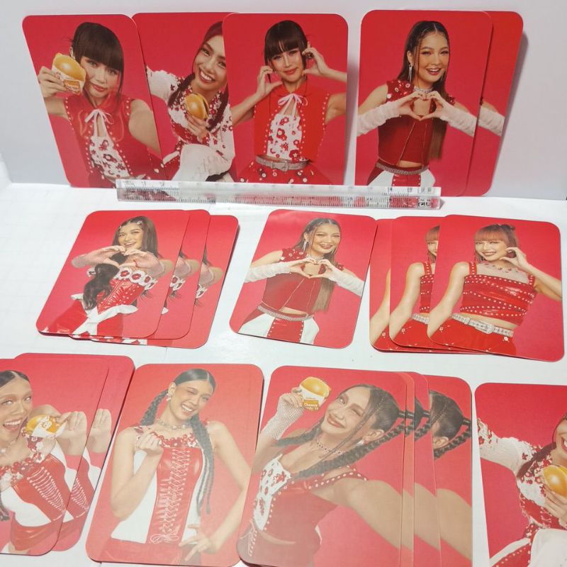 [Official] Bini x Jollibee Photo card Jollibini PC (on hand) | Shopee ...