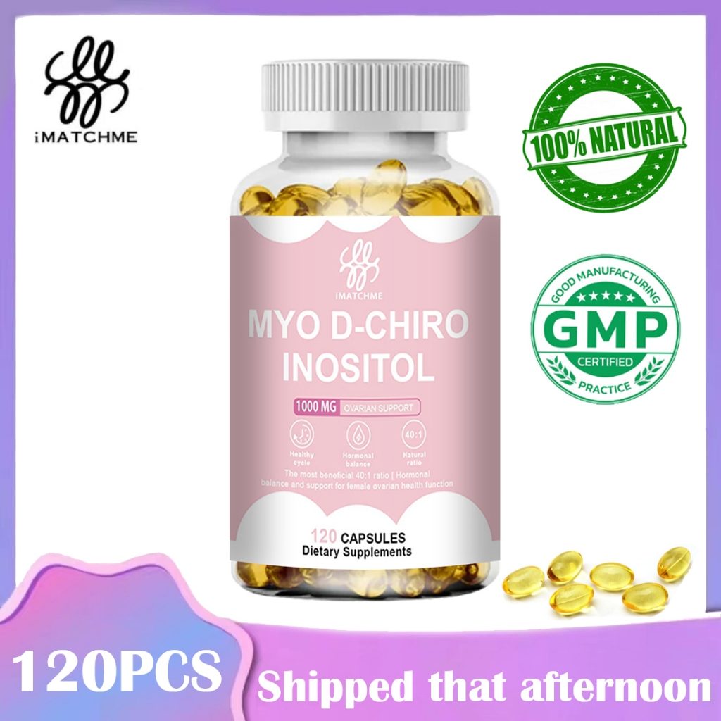 iMATCHME Myo-Inositol&D-Chiro Inositol Capsule with Folate Supports ...