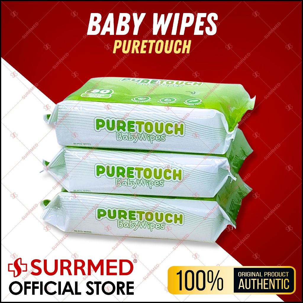 SURRMED PURETOUCH BABY WIPES (SOLD PER 3PCS) | Shopee Malaysia