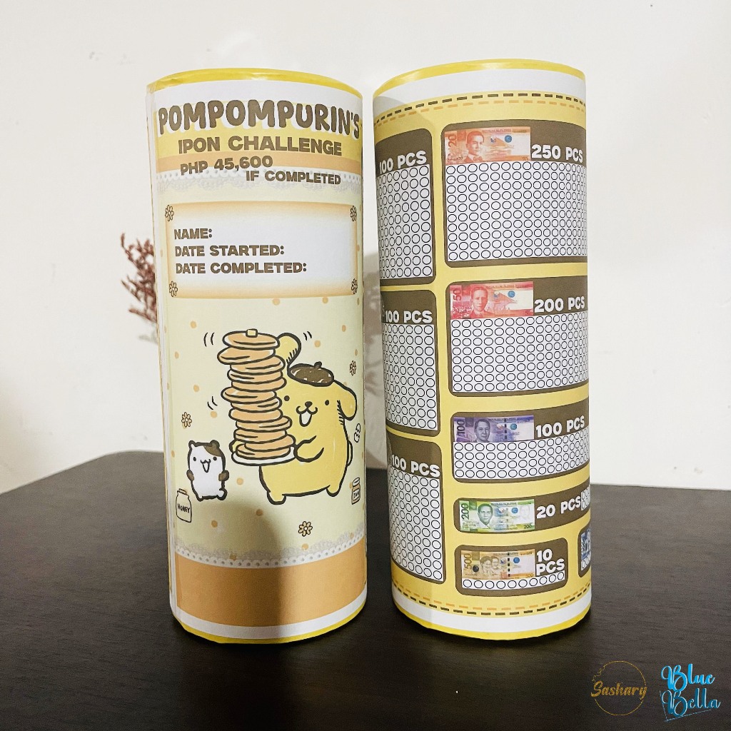 Pompompurin and friends ipon challenge sanrio totoro | Shopee Malaysia
