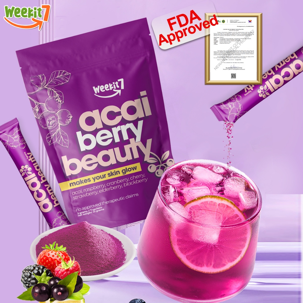 Weekit7 Acai Berry Powder Organic Healthy Beauty Juice | Shopee Malaysia