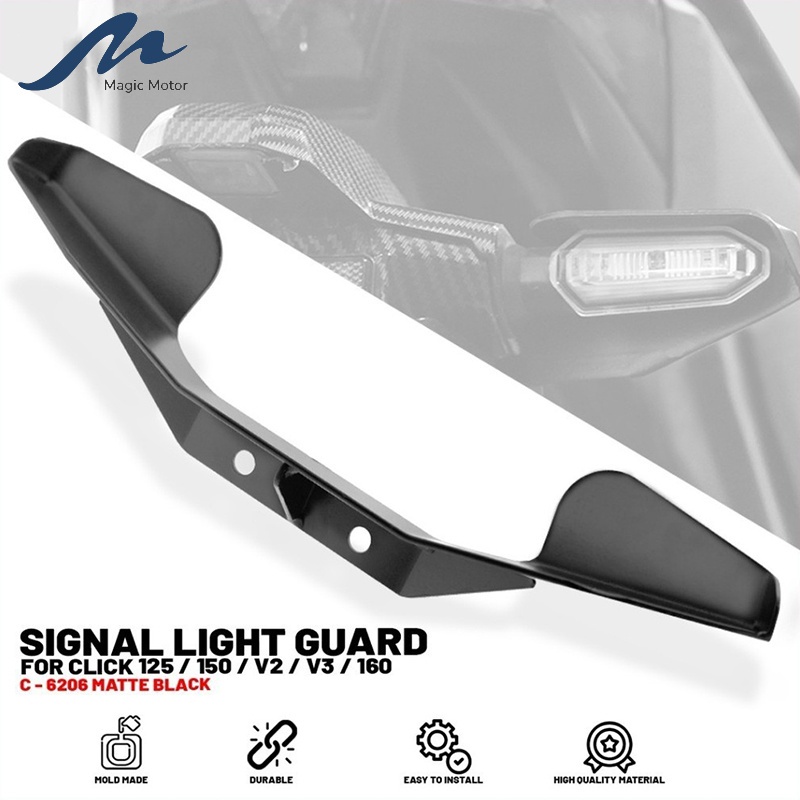 Honda Click v3 Click v2 Signal Light Protector Cover Guard Motorcycle ...