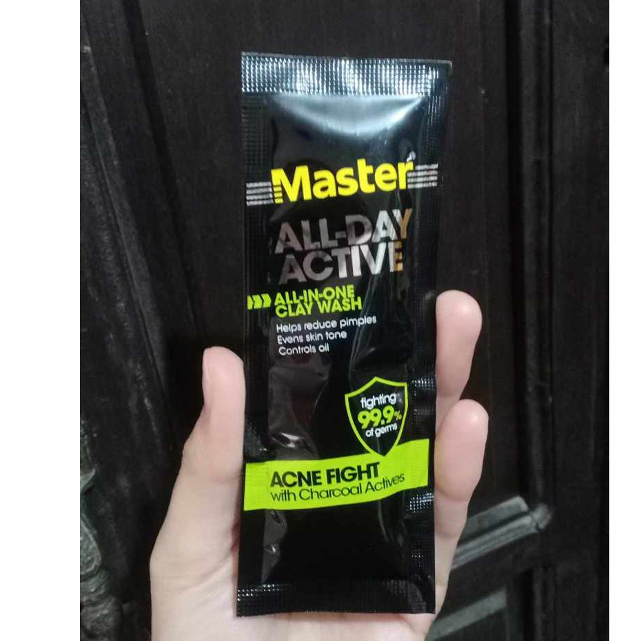 Master All-Day Active Clay Wash Acne Fight 10g | Shopee Malaysia