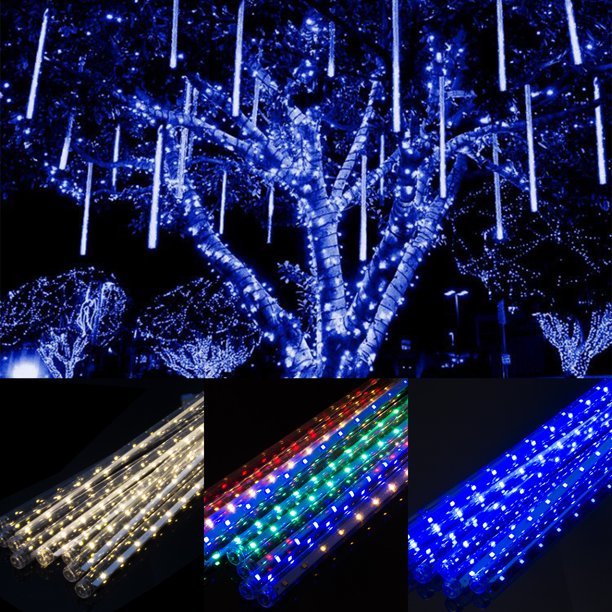 Trendcast 20cm LED Meteor Shower Rain Tubes Light Lamp Lights Home ...