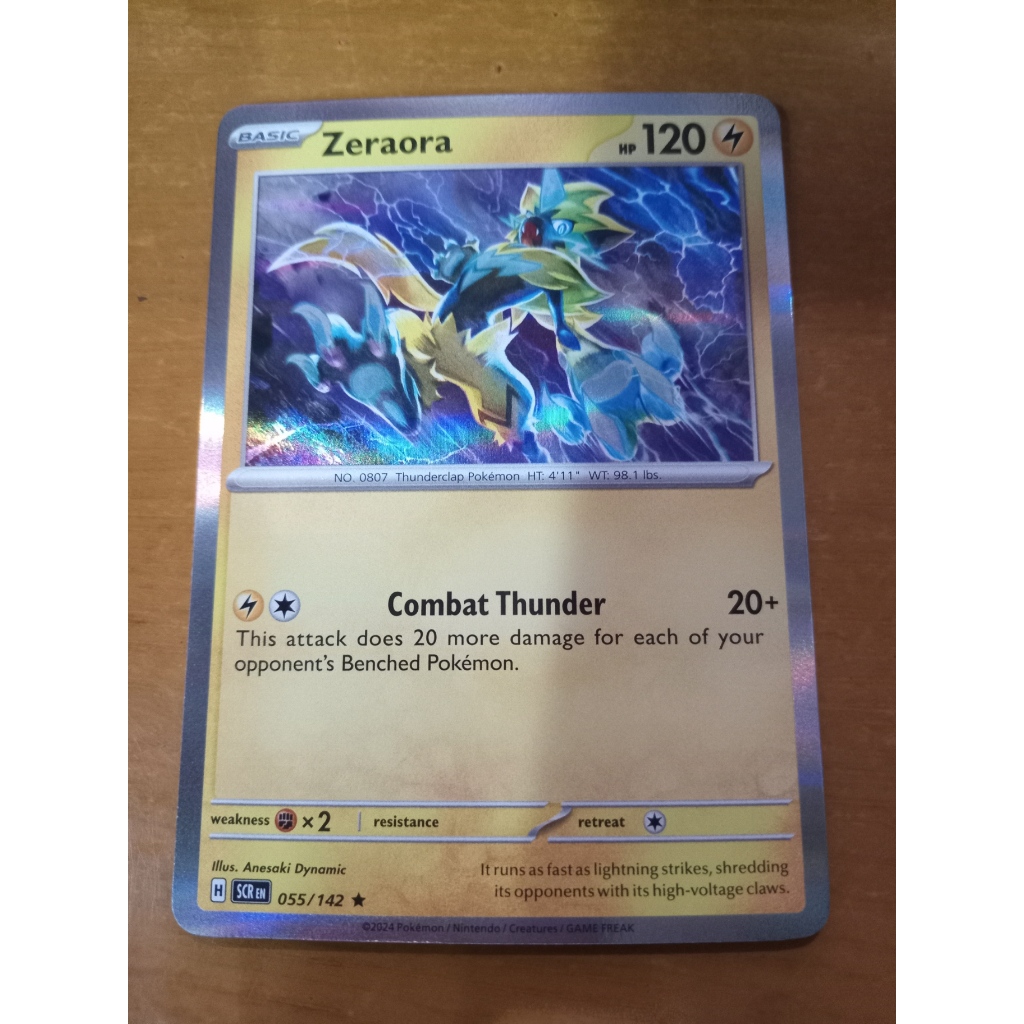 Zeraora - 055/142 - SCR Stellar Crown Pokemon TCG Standard ENG | Shopee Malaysia
