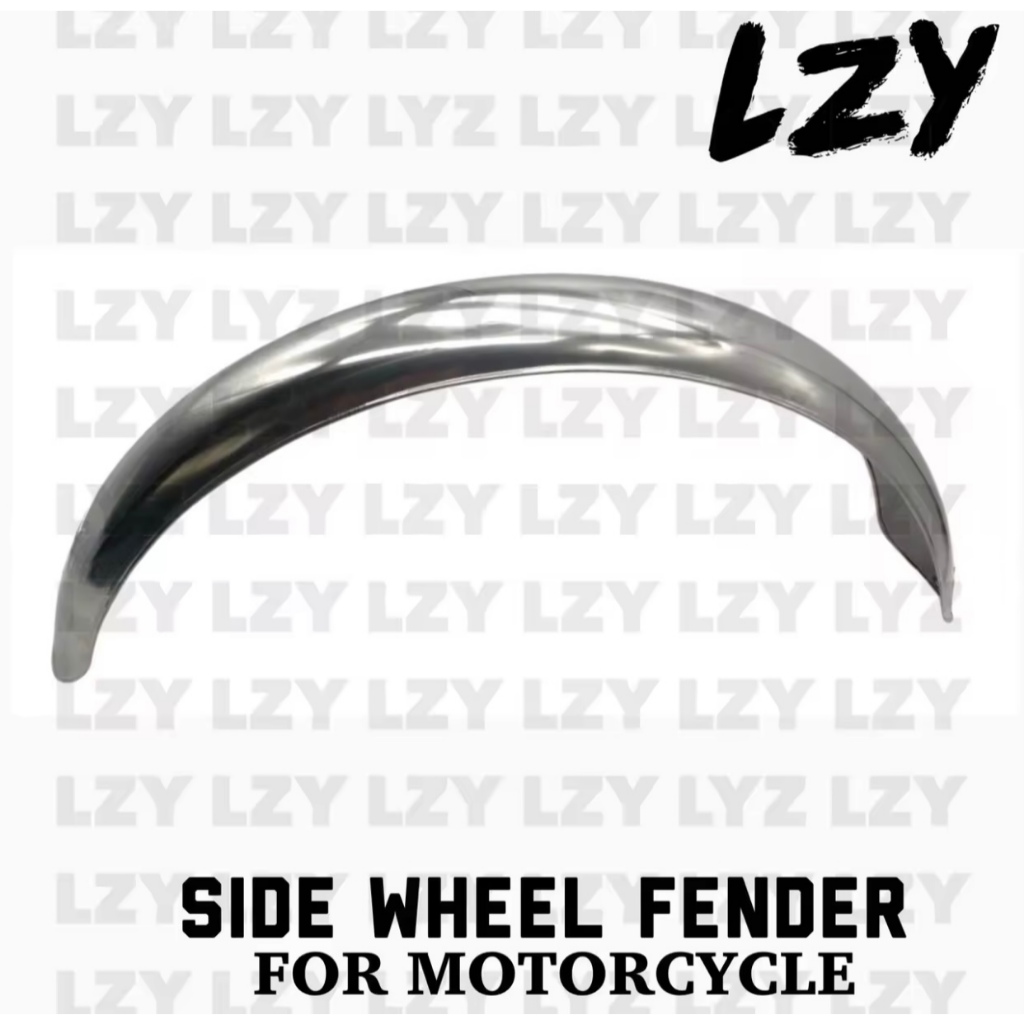 LZY TMX Side Wheel Fender Stainless Motorcycle Tapalodo Tricycle Side ...