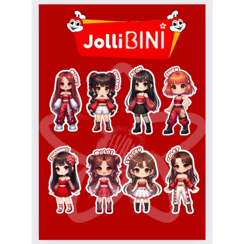 Bini Paper doll and Bini photo cards (set) 8pcs | Shopee Malaysia