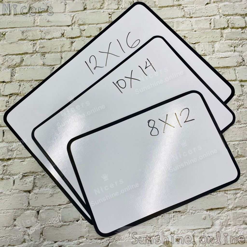 ( 8"x12", 10"x14" & 12"x16" ) Plain Wood WHITEBOARD small, Medium and ...