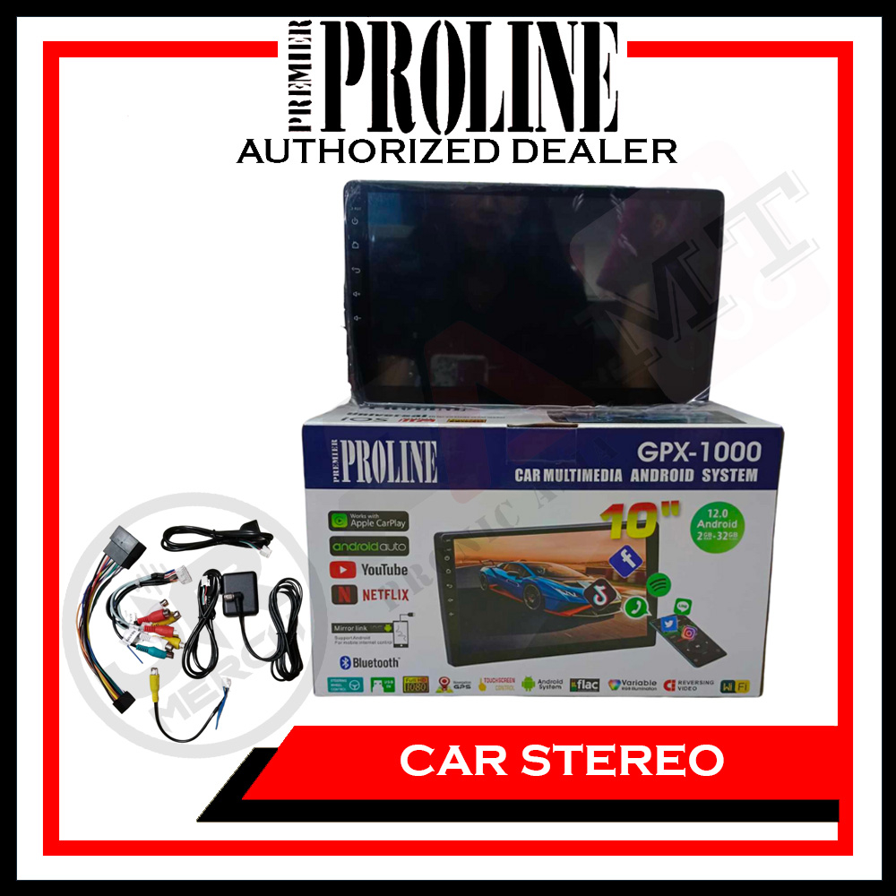 Proline GPX-1000 10" Car Multimedia Android System Fit Full HD Touch ...