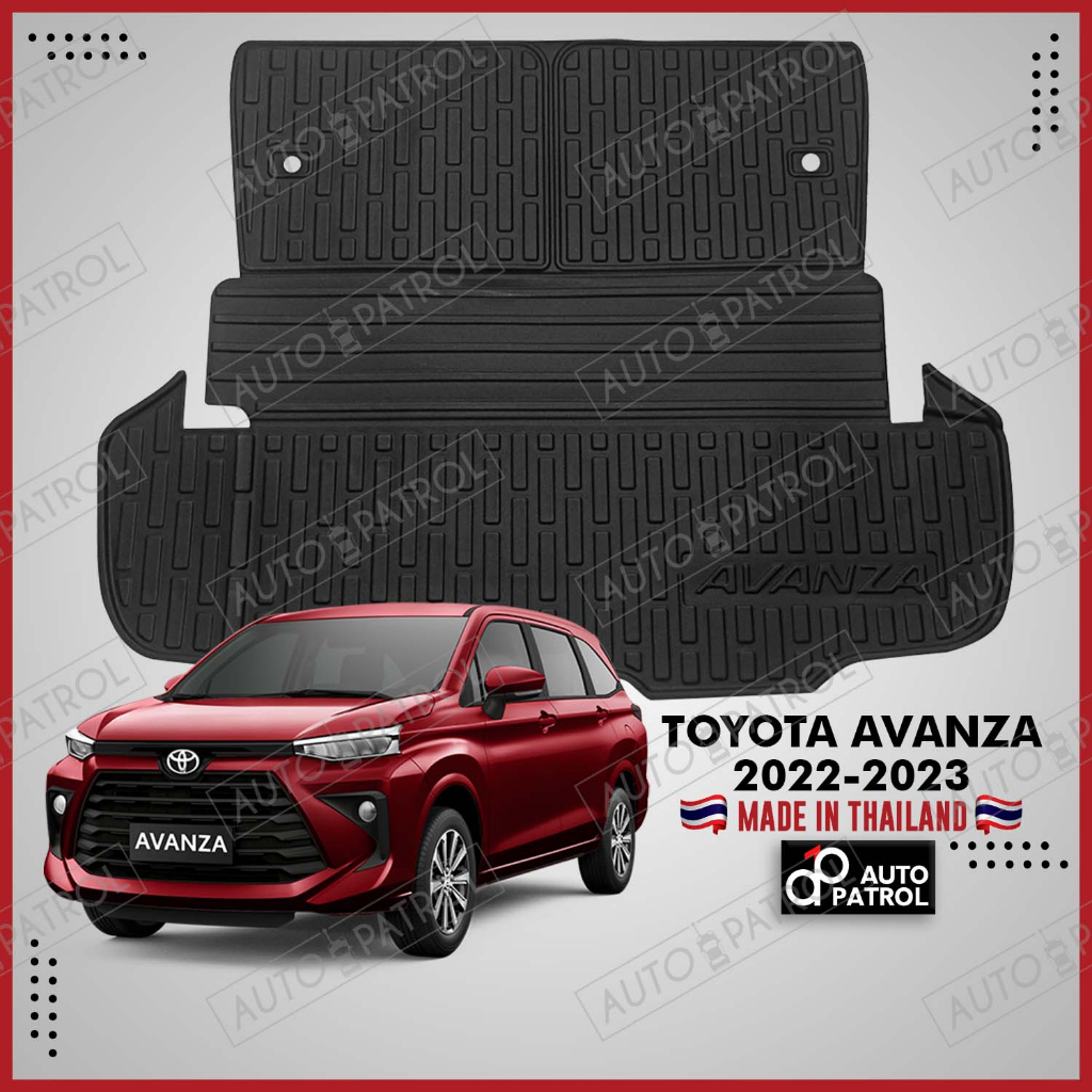 TOYOTA AVANZA 2022 -2023 Bendable Full Cargo Trunk Tray with Back Seat ...