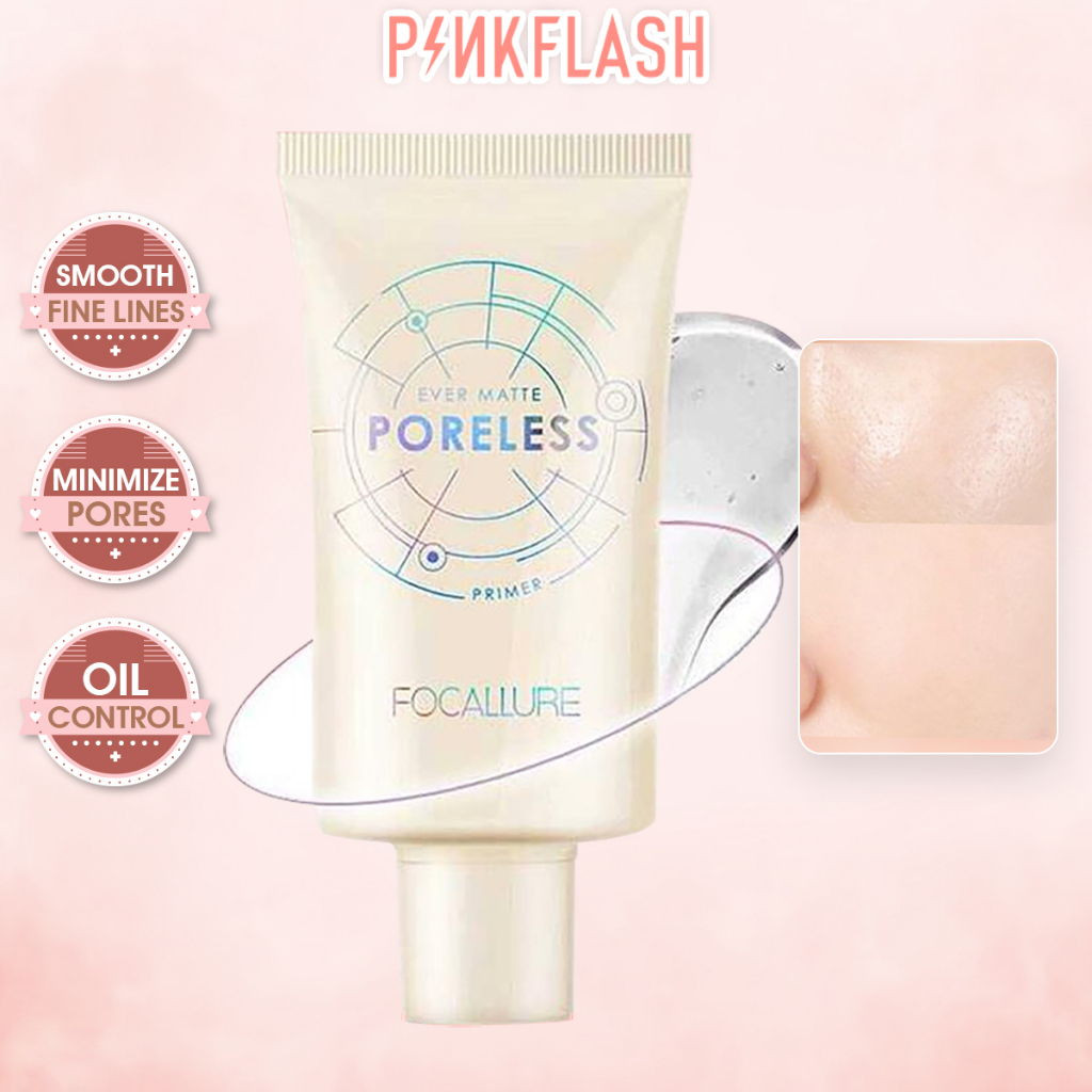 FOCALLURE Face Primer Poreless Oil-Control Brighten Smooth wrinkles ...