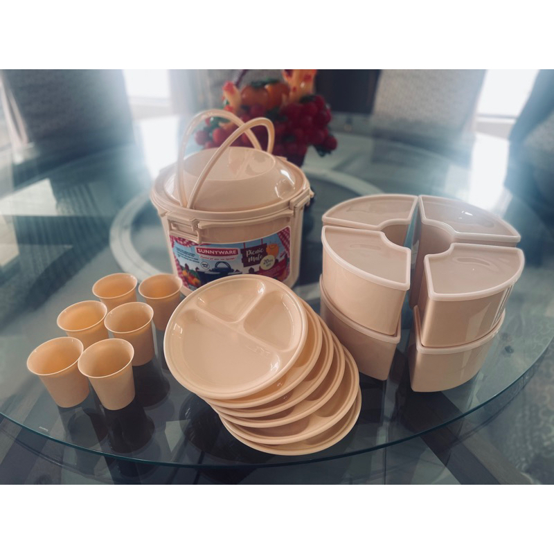 20pcs Picnic Mate 9822 Travel Food Container | Shopee Malaysia