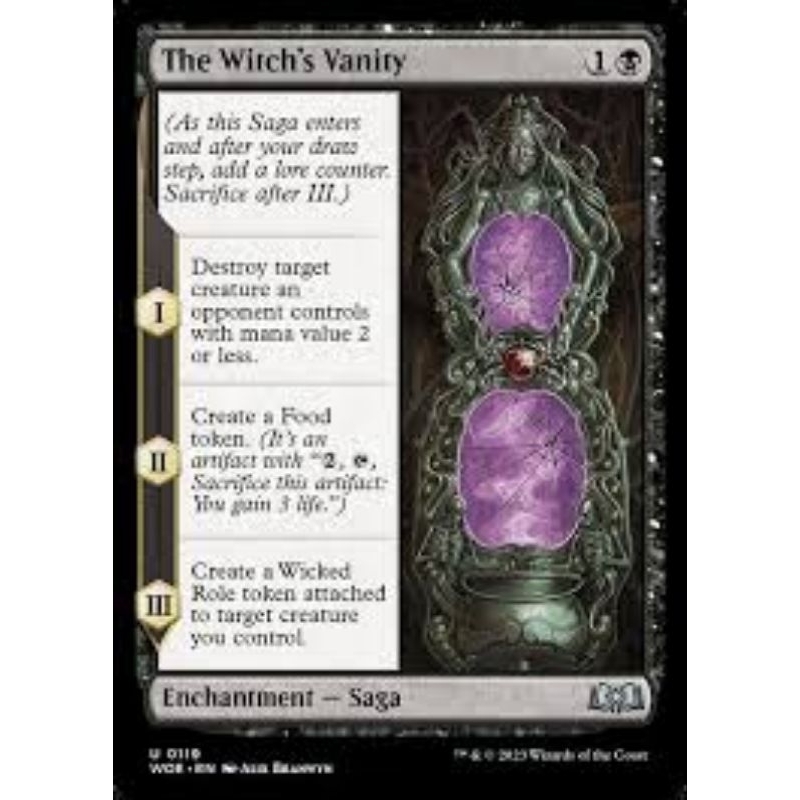 Thw Witches Vanity - WOE - Uncommon - MTG Cards (WotC) | Shopee Malaysia