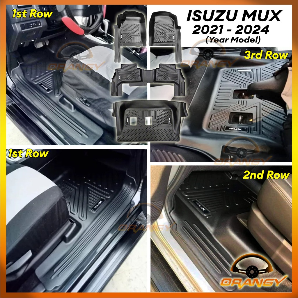 Isuzu MUX 2021 to 2025 OEM Deep Dish Matting 9D WITH EXTENSION High ...