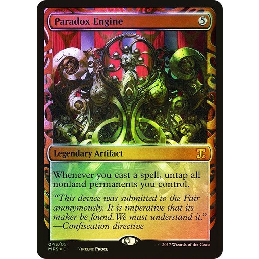 MTG Proxy Card - Paradox Engine (Foil) | Kaladesh Inventions (MPS ...