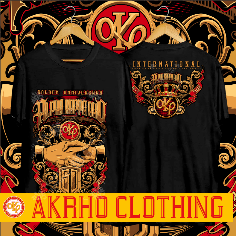 AKRHO CLOTHING Alpha Kappa Rho 50th Anniversary SKEPTRON Original ...