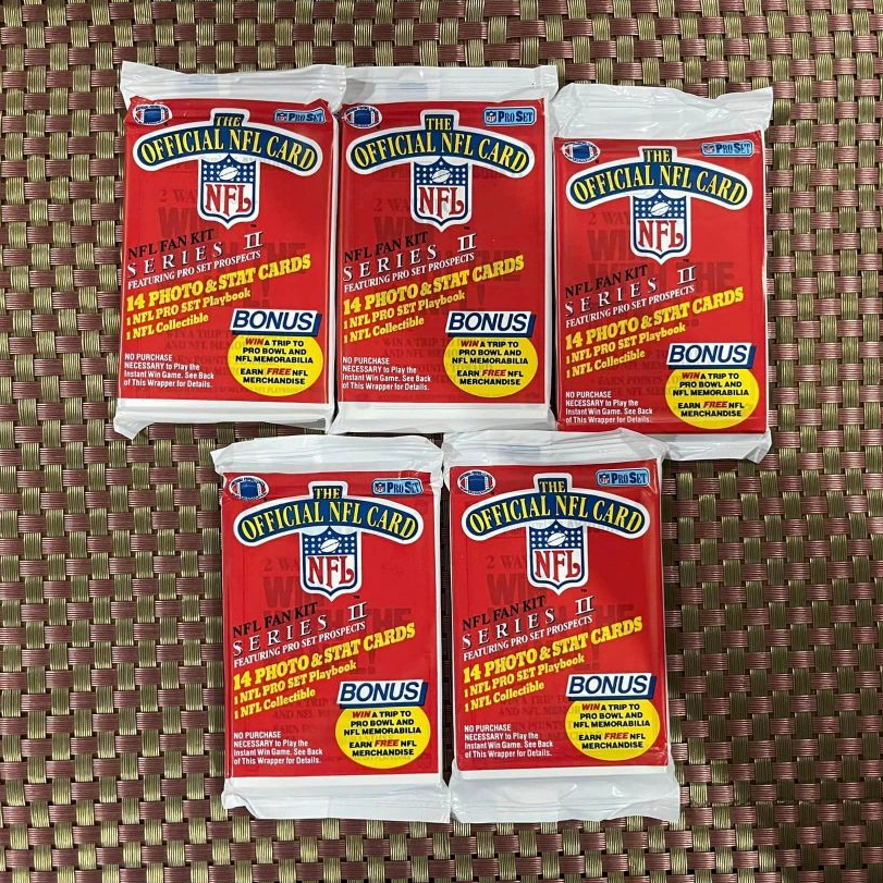 1990 NFL FAN KIT NFL PRO SET PACKS - SEALED AND UNOPENED | Shopee Malaysia