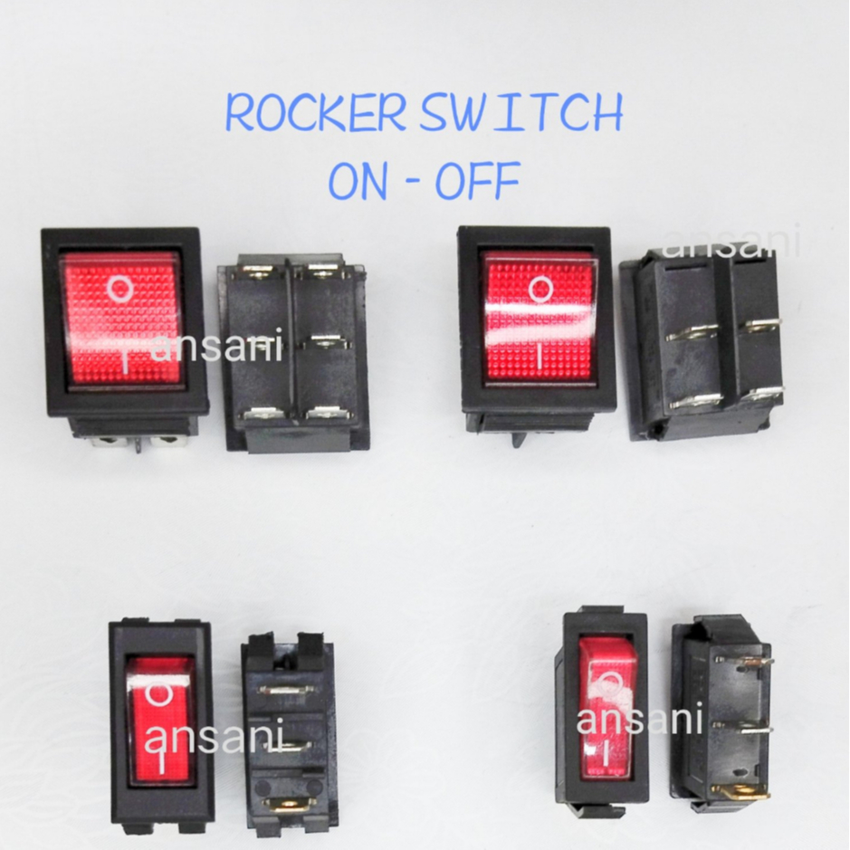 ROCKER SWITCH ON-OFF - 1 PC | Shopee Malaysia
