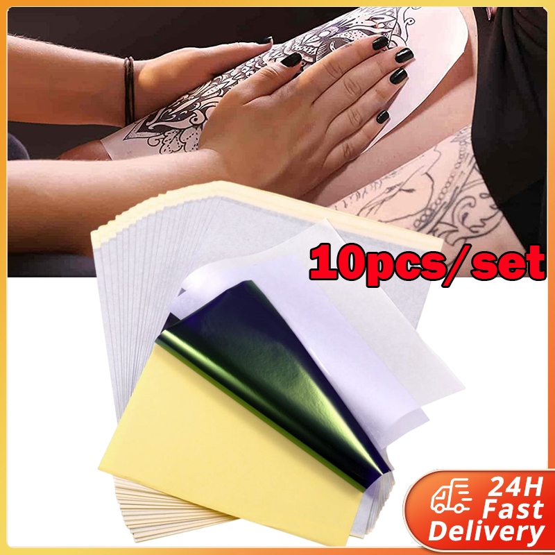 50PCS/10PCSA4 Size Tattoo Transfer Paper Stencil for Tatto Hermal ...