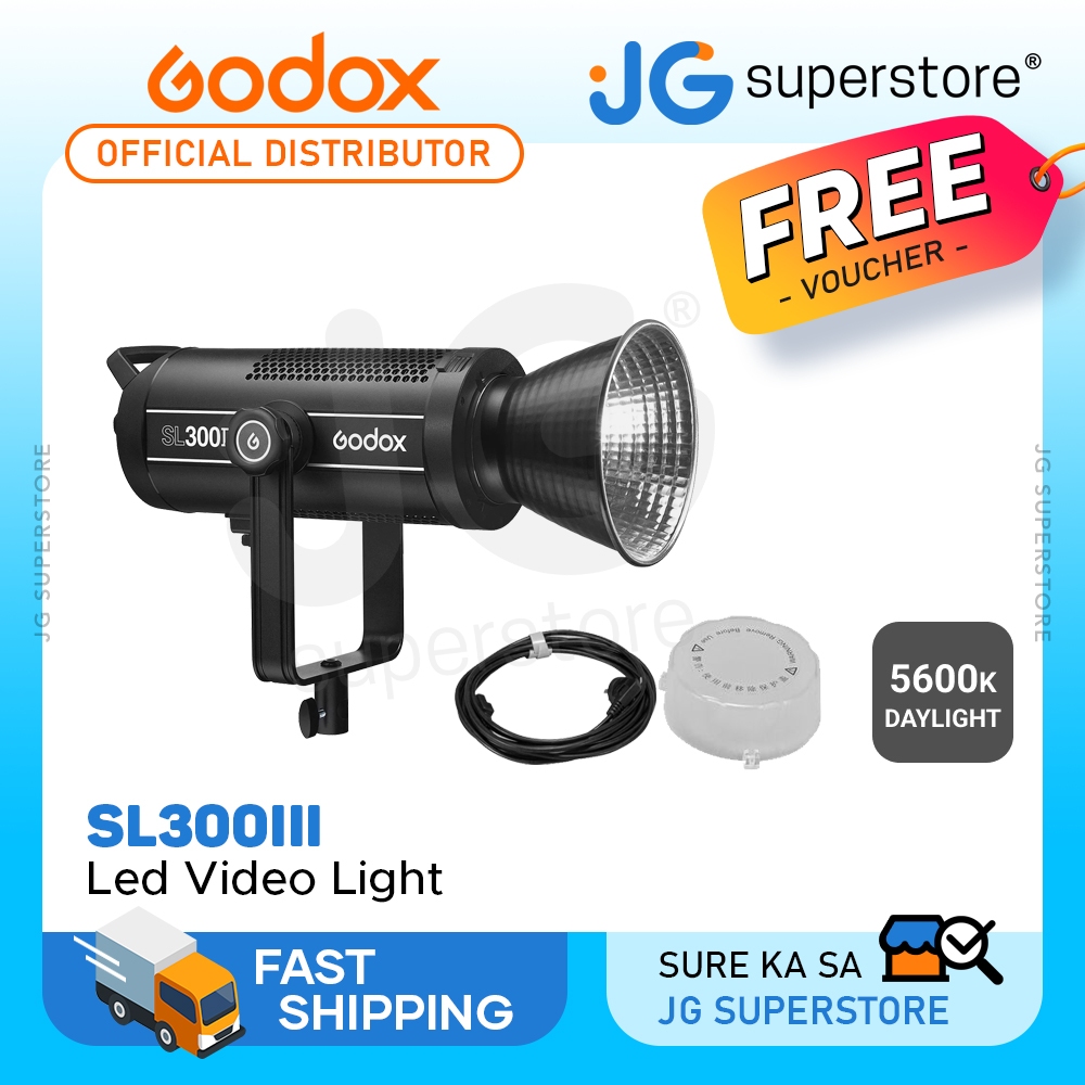 Godox SL300III Daylight 5600K Wireless LED Video Light, Bowens Mount ...