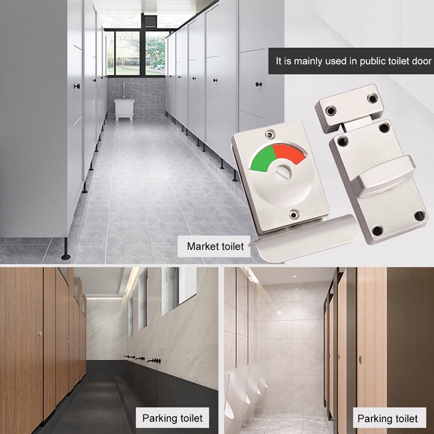 Partition Door Lock Indicating Lock Privacy Deadbolt Latch For ...