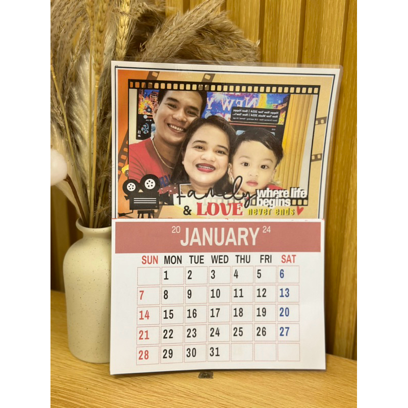 2024 Customized Calendar A4 | Shopee Malaysia
