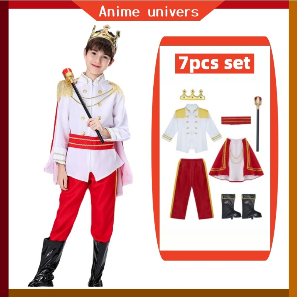 Prince Costume For Kids Boy Prince Costume For Boys Halloween Cosplay ...