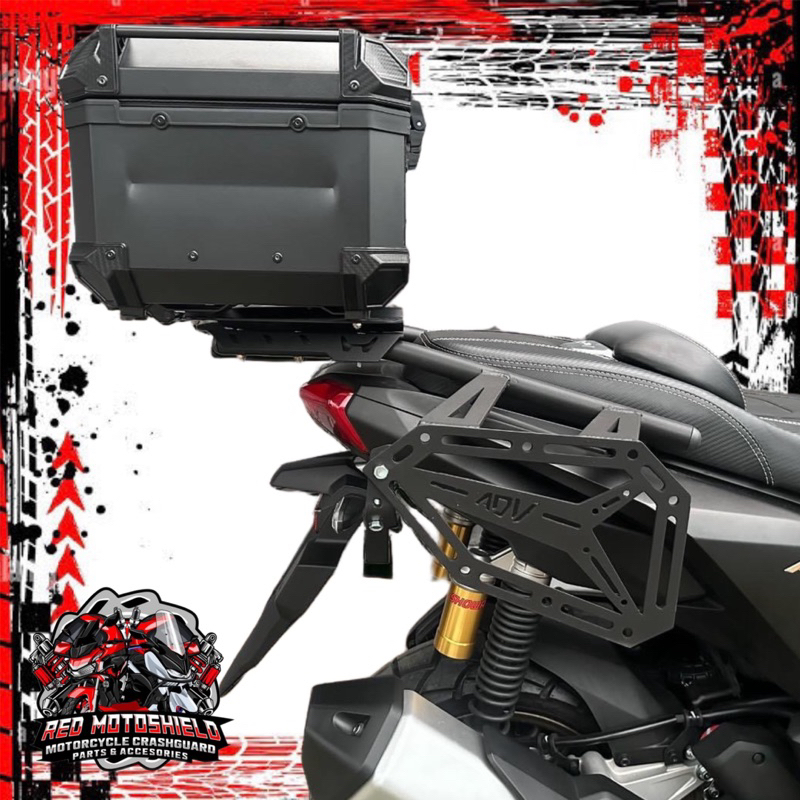 REDMOTOSHIELD ADV 160 TOPBOX BRACKET W/ SIDE PANNIER BRACKET V2 ...