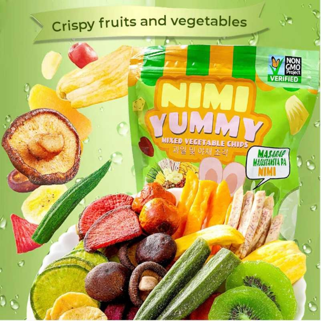 C and F NIMI YUMMY Dried Fruits Vegetables Crispy Mixed Healthy Veggies ...
