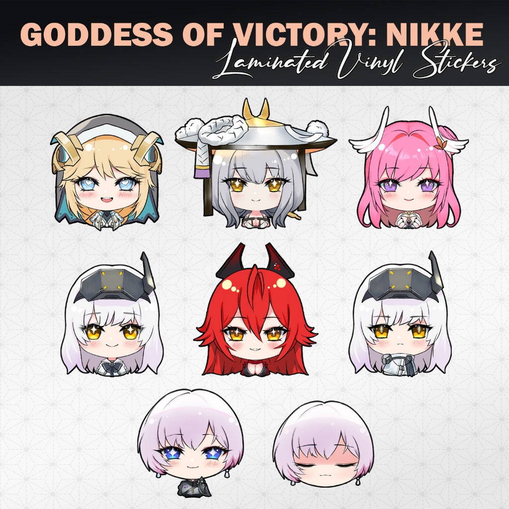 Waterproof VINYL STICKER — Goddess of Victory: Nikke Waterproof Sticker ...