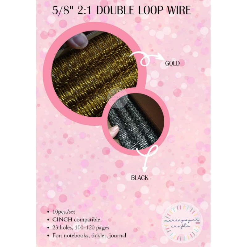 5/8" 2:1 DOUBLE LOOP WIRE (for CINCH) | Shopee Malaysia