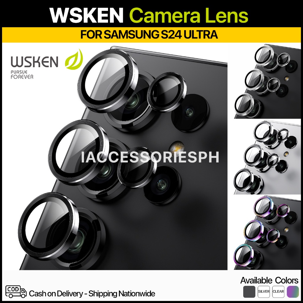WSKEN Camera Lens Protector for Samsung Galaxy S24 Ultra Circle Camera | Shopee Malaysia