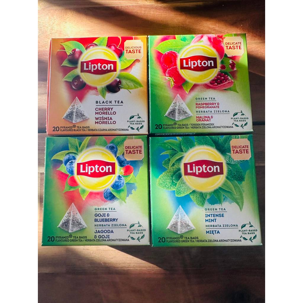 Lipton Flavored Black and Green Tea (Fruit, Mint Assorted) | Shopee ...