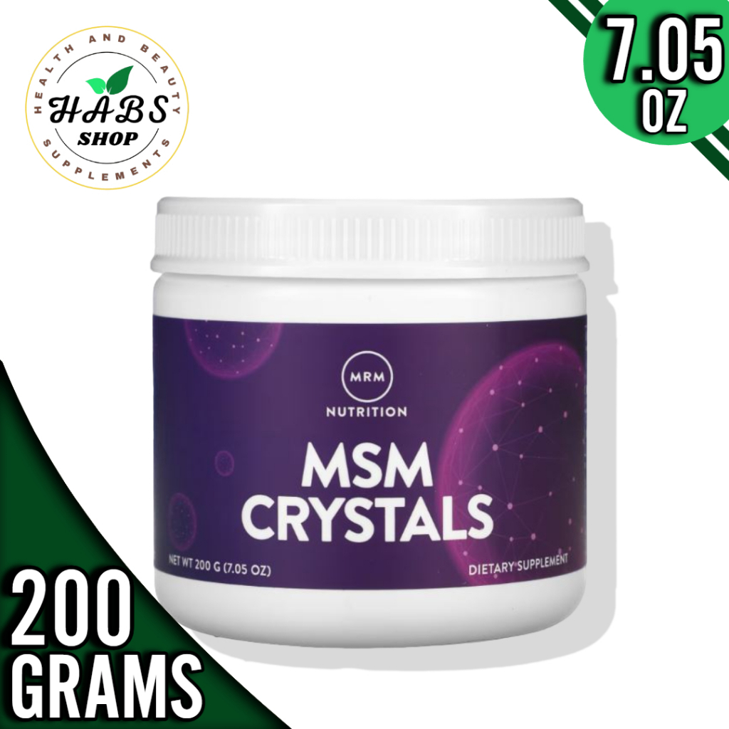 MRM MSM Crystals 1000 mg 7.05 oz 200 g | Shopee Malaysia