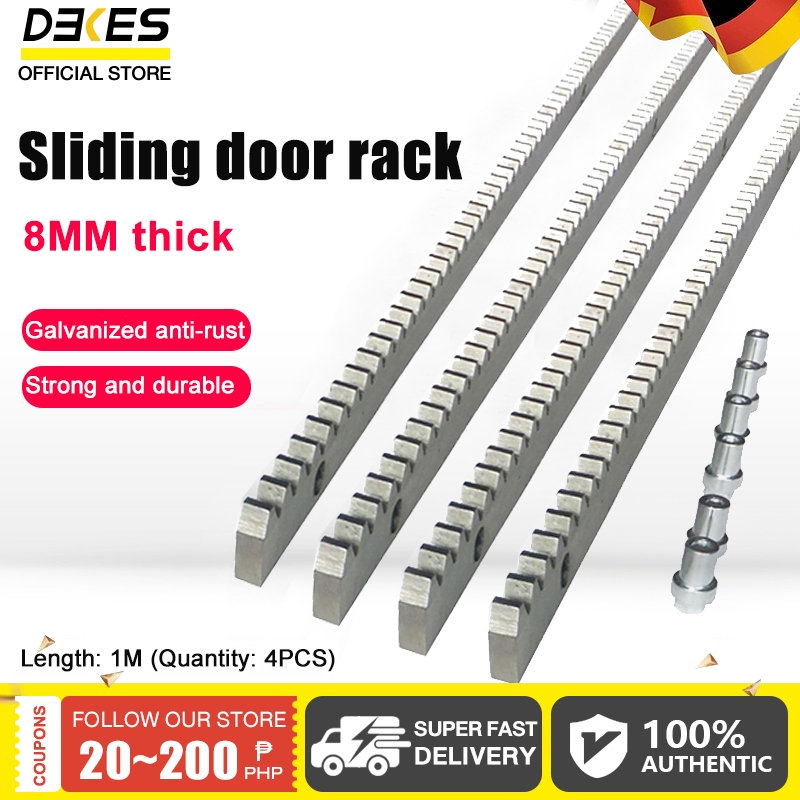 【4pcs x 1m 】 8MM Gear Rack Auto Motor Cold Rolled Steel Rack Opener ...
