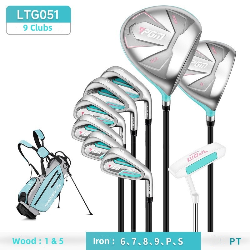 PGM Golf Club Set for Lady Beginner Right-handed Stand Bag | Shopee ...