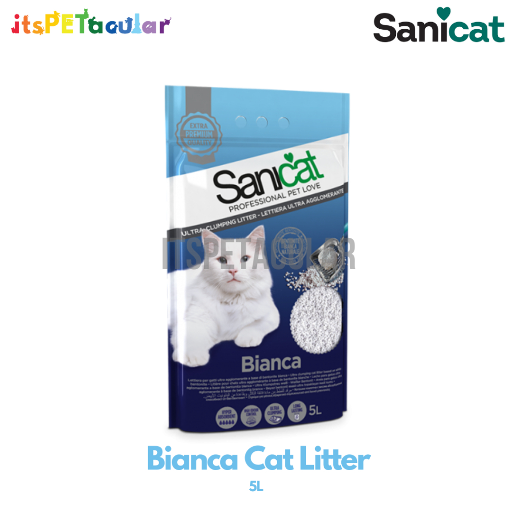 Sanicat Bianca Clumping Cat Litter 5L | Shopee Malaysia
