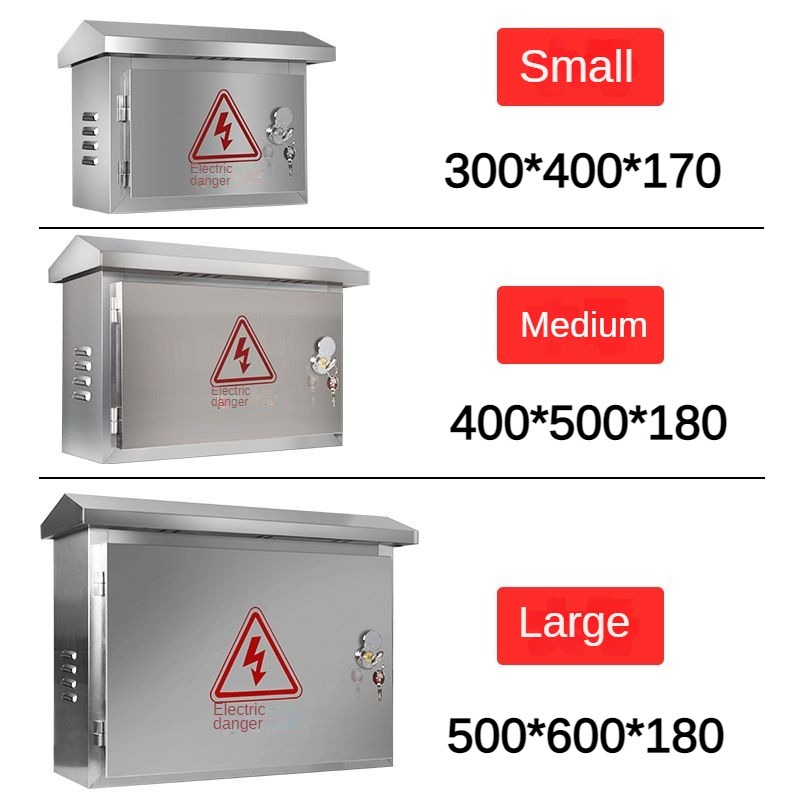 304 stainless steel distribution box outdoor rain-proof high-voltage ...