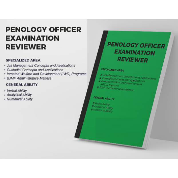 PENOLOGY OFFICER EXAMINATION REVIEWER (2024 Edition) | Shopee Malaysia