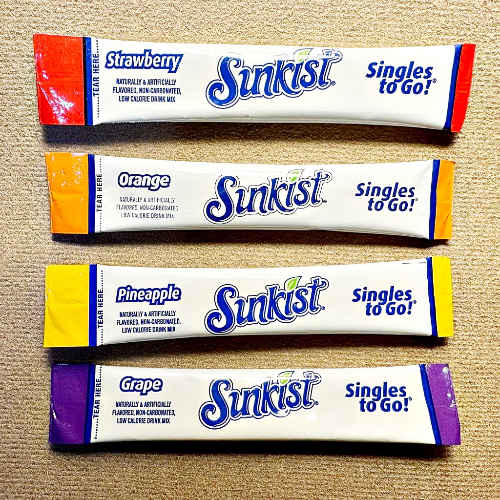 Sunkist Zero Sugar Drink Mix | strawberry orange pineapple grape ...