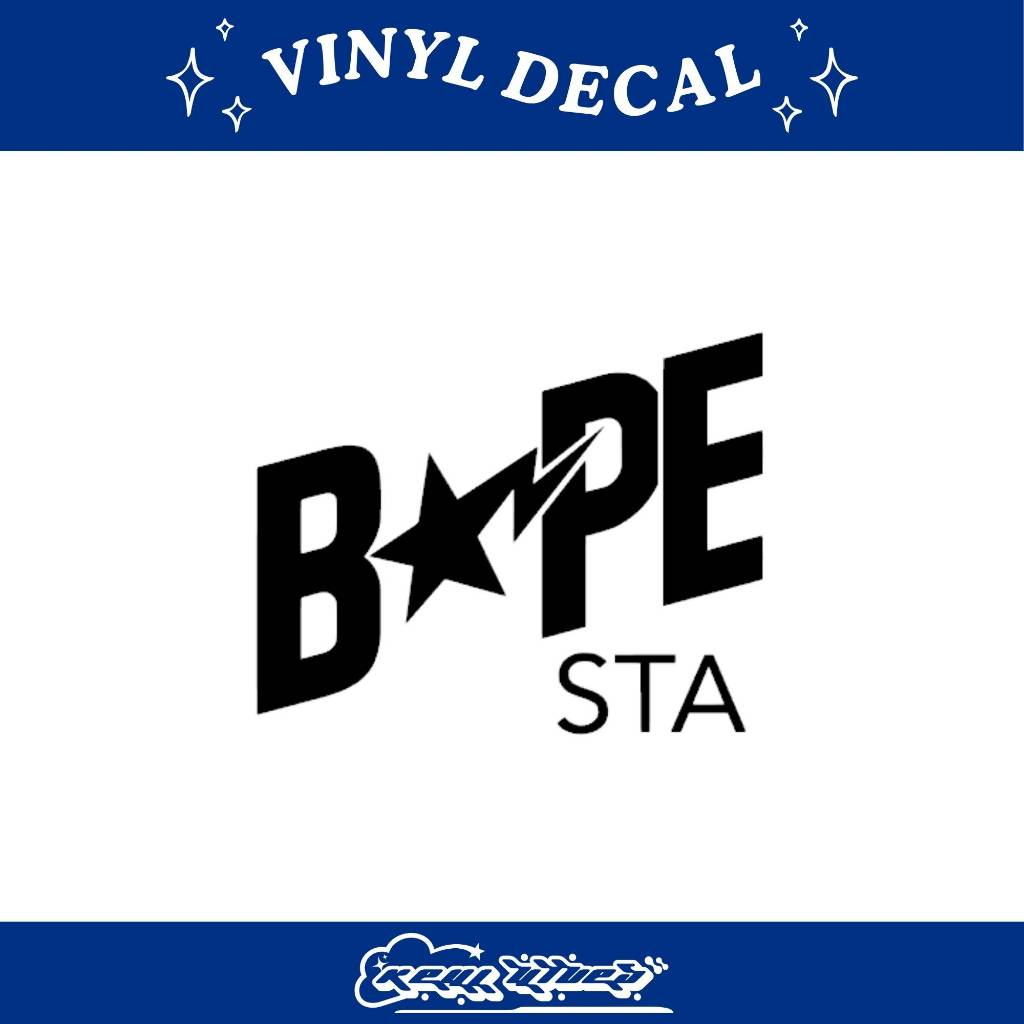 BAPE STA logo vinyl stickers brand laptop tumbler decals | Shopee Malaysia