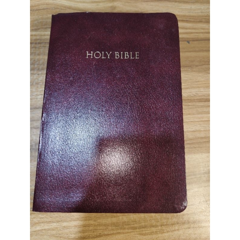 NIV Giant Print Reference Bible, Imitation Leather, Burgundy | Shopee ...