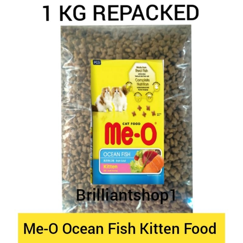 Me-O Kitten Food Ocean Fish 1Kg repacked | Shopee Malaysia