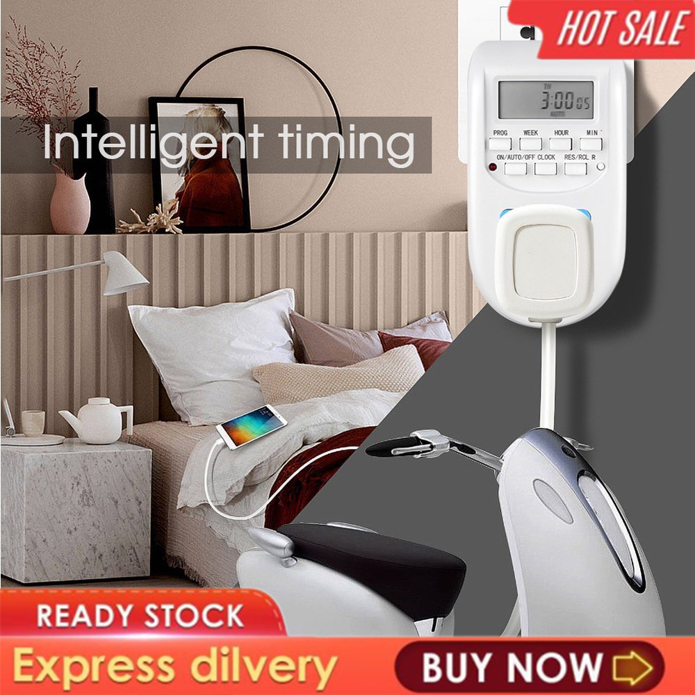 AL-06 Energy Saving Timer Plug Programmable Electronic Plug Timer ...