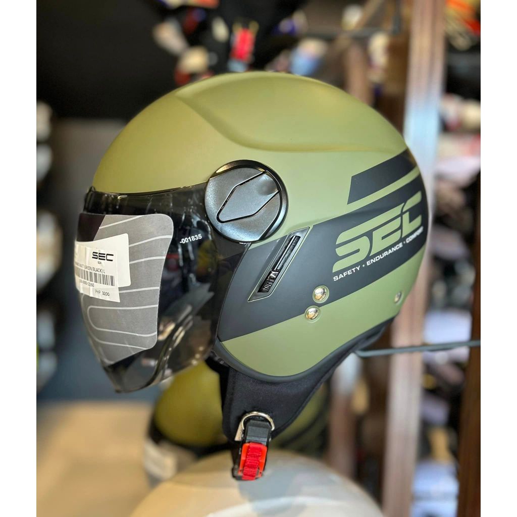 SEC MOON-BRAND HALF FACE DUAL VISOR (FREE CLEAR LENS) | Shopee Malaysia