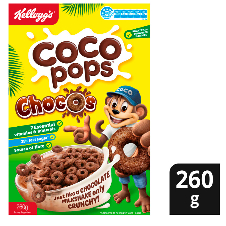 Kelloggs Coco Pops Chocos | 260g (FEB 2025) | Shopee Malaysia